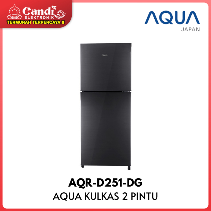 Jual AQUA Kulkas 2 Pintu 169 Liter AQR-D251-DG | Shopee Indonesia
