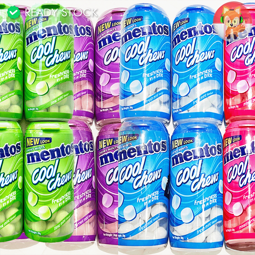 Jual Mentos Cool Chews 30g Blackcurrant Mint Berry Impor | Shopee Indonesia