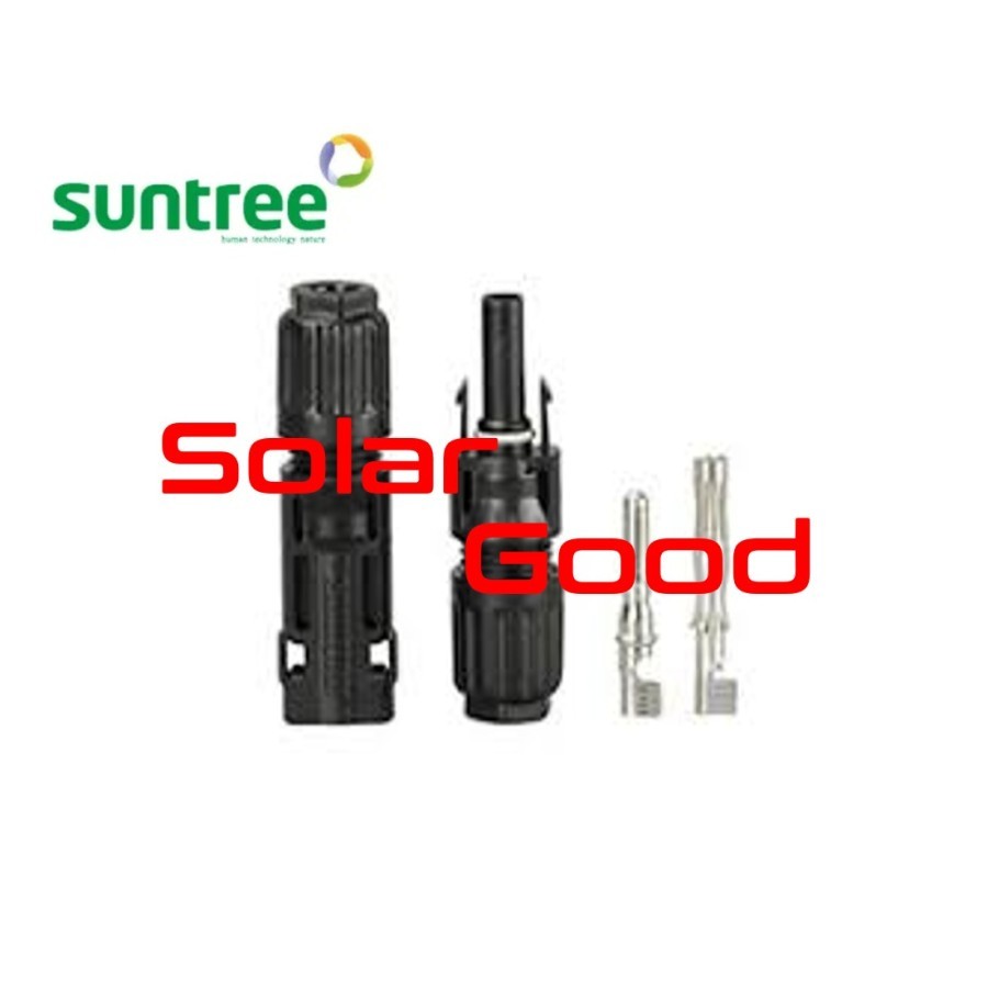 Jual MC4 Soket konektor Sambung Kabel PLTS Solar Cell PV 4mm | Shopee ...