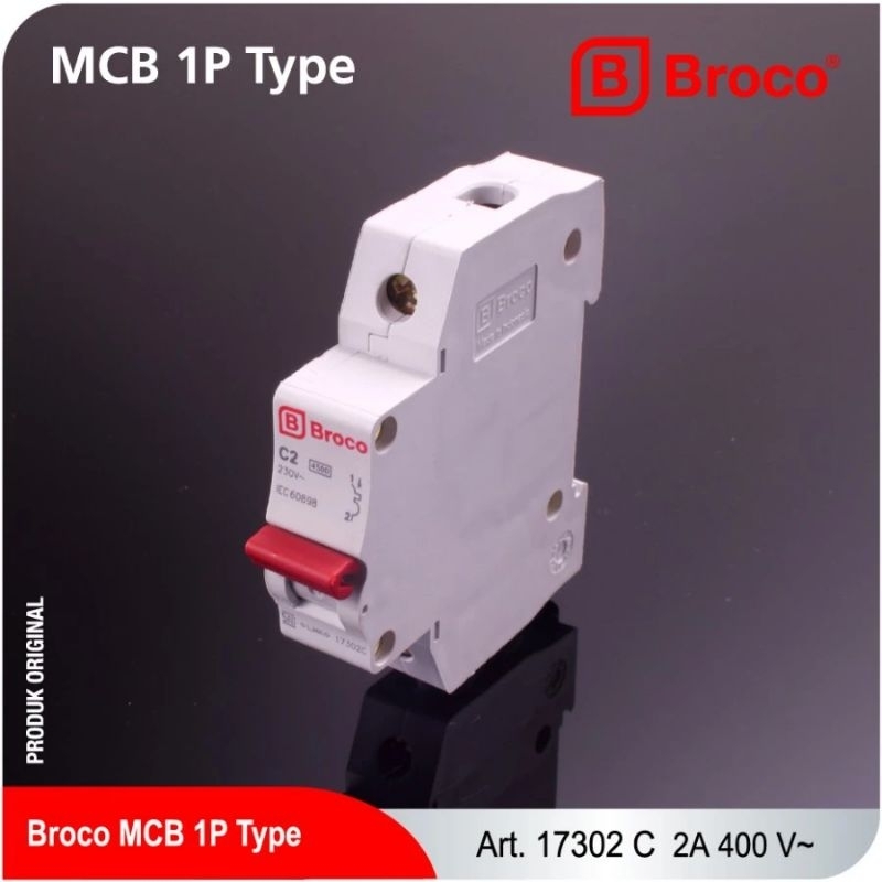 Jual MCB BROCO C2 / MCB BROCO C4 / MCB BROCO C6 / MCB BROCO C10 ...