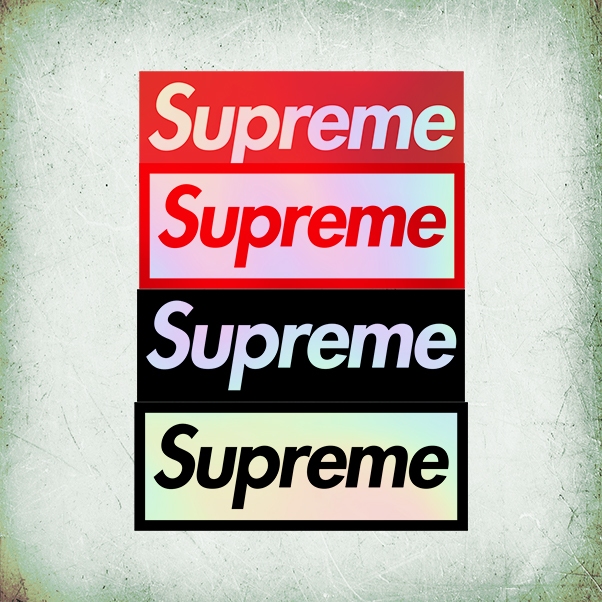 Jual STICKER HOLOGRAM LOGO BRAND SUPREME | Shopee Indonesia