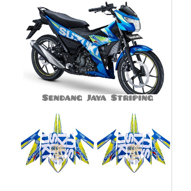 Jual Stiker Striping Lis Les Motor Suzuki Satria FU 150 F150 FI 2016 ...