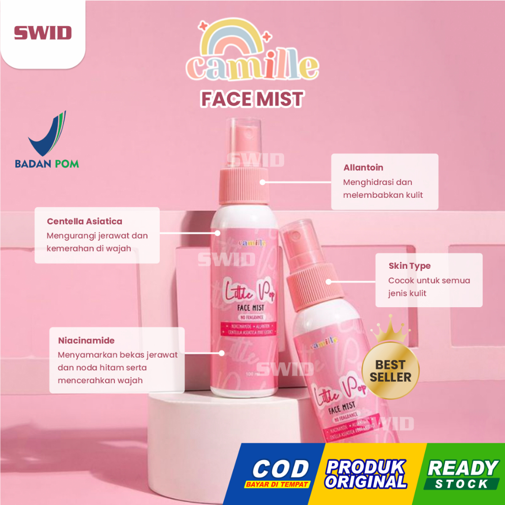 Jual Camille Beauty Face Mist Little Pop 100ml BPOM | Shopee Indonesia