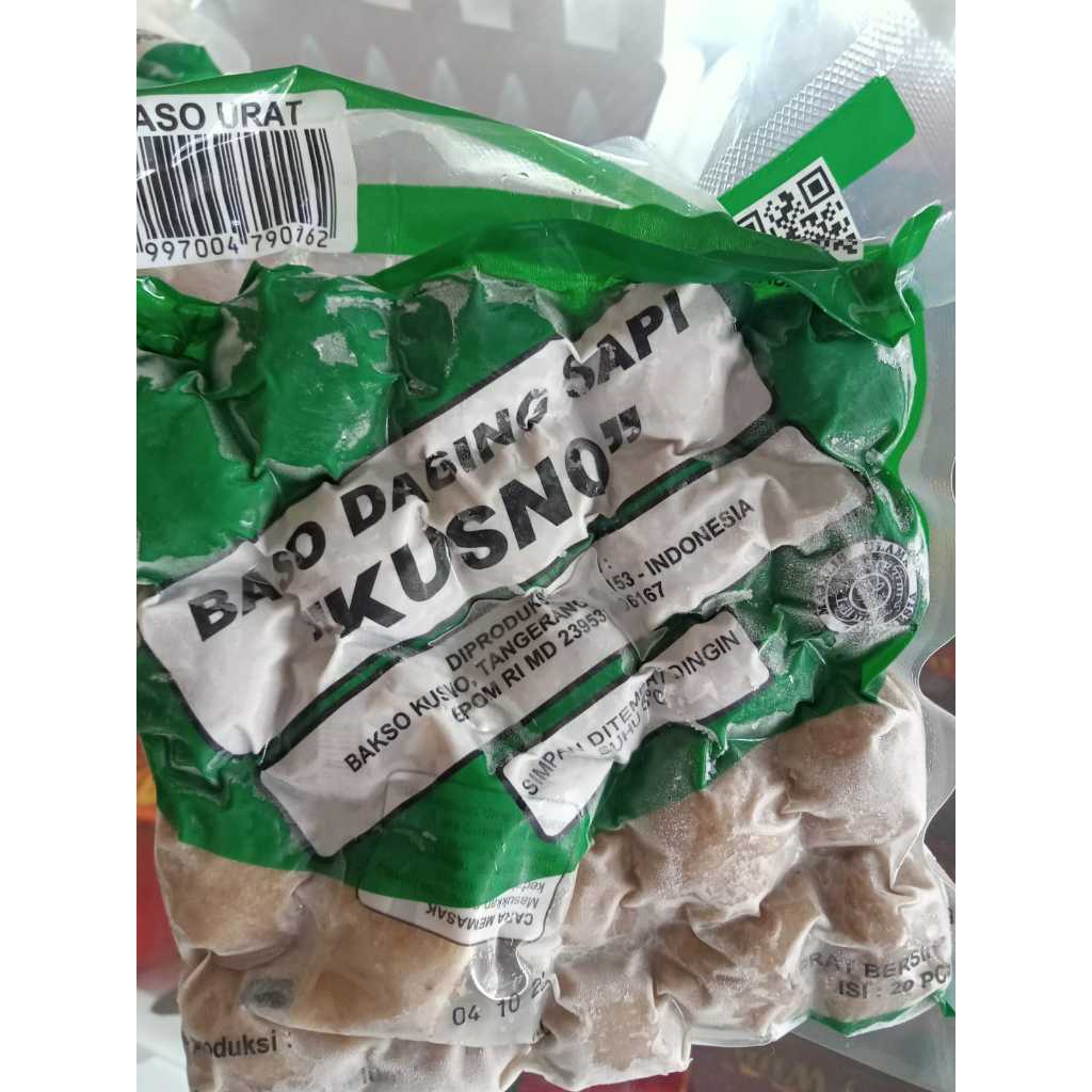 Jual Kusno Bakso Daging Sapi Kecil 250 gram isi 20 pcs | Shopee Indonesia