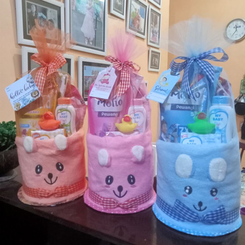 Jual parsel sambang bayi/hampers baby/kado sambang hubayi | Shopee ...