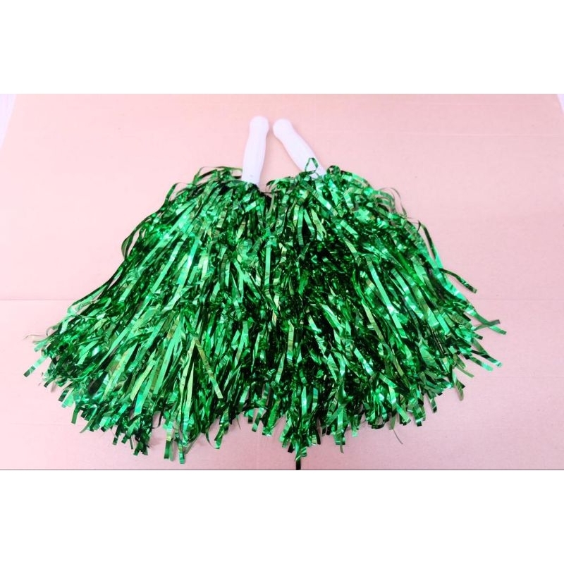 Jual POMPOM CHEERLEADER RUMBAI FOIL MERAH SILVER BIRU PINKFANTA GOLD ...
