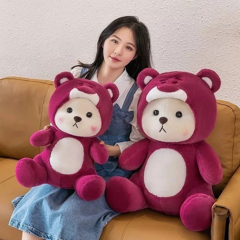 Jual Boneka bear costum Dino latso stich bahan lembut ukuran 35cm ...