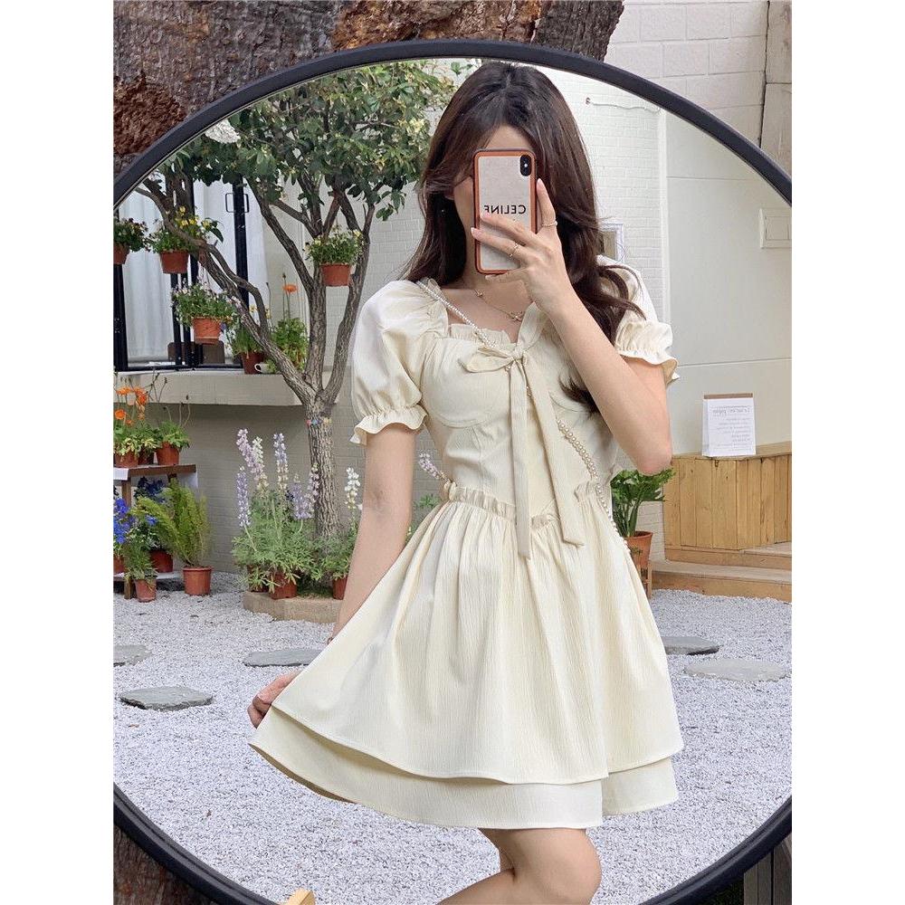 Jual Drozenb Gaun Dress White Premium Import/Dress Wanita Model Korea ...