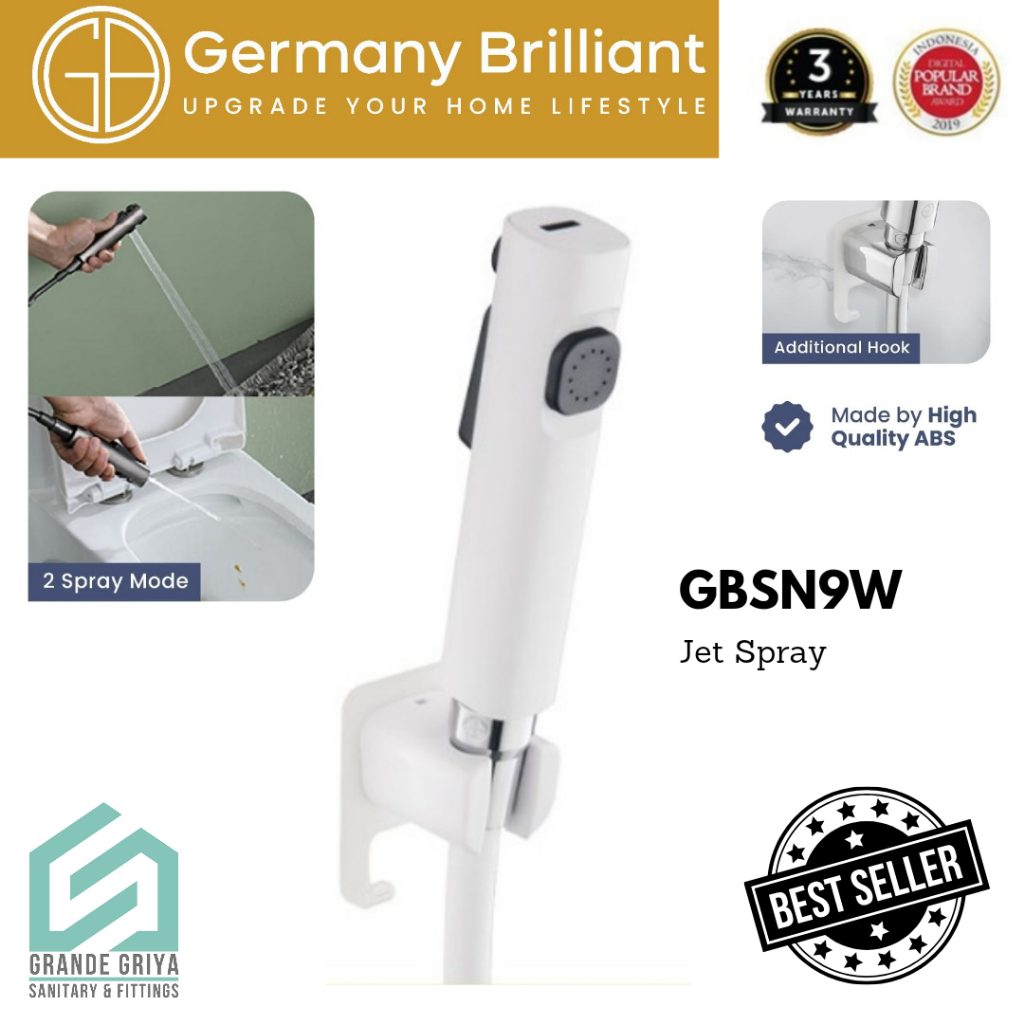 Jual Germany Brilliant Jet Shower Toilet Jet Spray Washer Kran Cebok ...