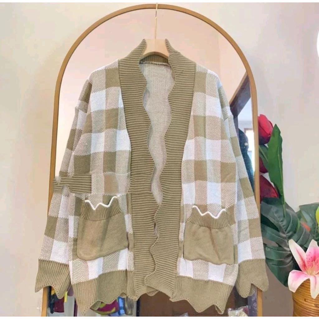 Jual FULL KOTAK CARDI JUMBO/ CARDIGAN RAJUT PRMIUM | Shopee Indonesia
