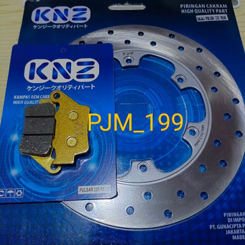 Jual PIRINGAN REM DISC BELAKANG SET BAJAJ PULSAR 220F PNP 200NS HIGH ...