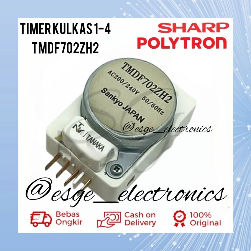 Jual ORIGINAL TIMER KULKAS SHARP POLYTRON TIMER DEFROST KULKAS 702 ...