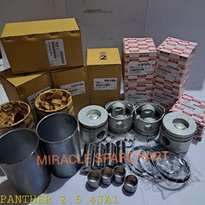 Jual Liner Kit Liner Set Boring Set Isuzu Panther Lama Kotak 2.5 Panther 2500cc 4JA1 | Shopee ...