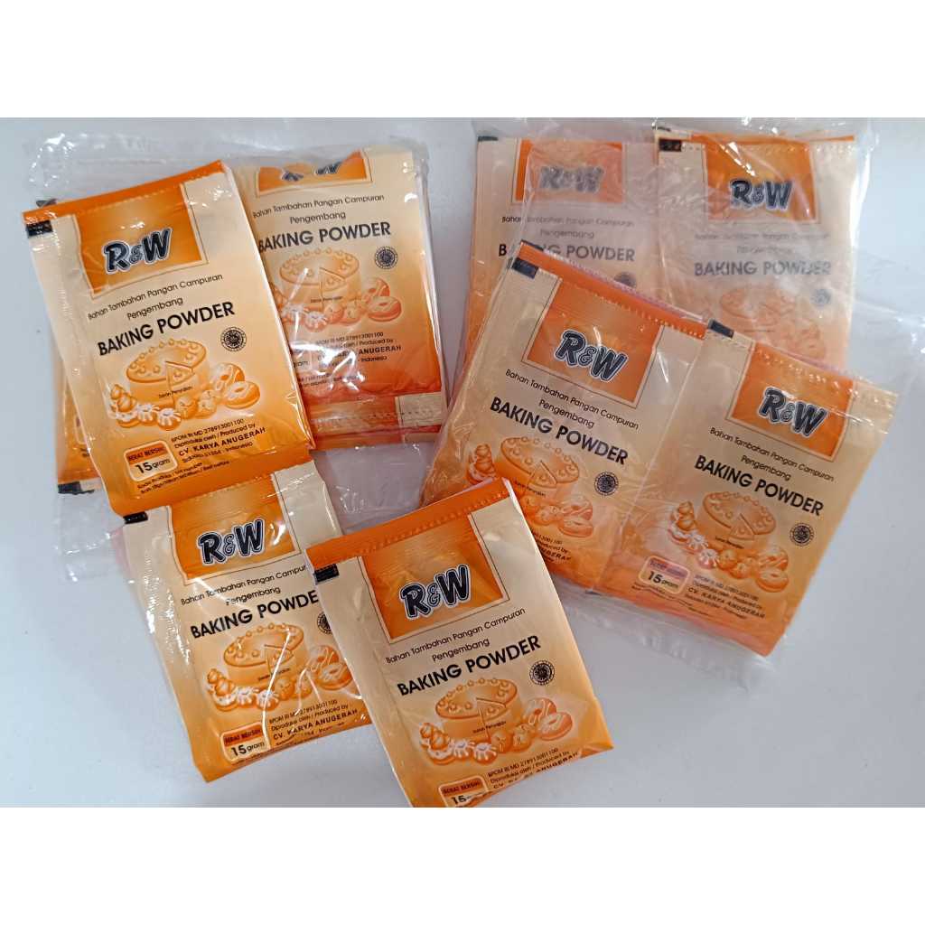 Jual [Jual Per Sachet] Baking Powder Pengembang Kue Rajawali R&W RW 15 ...