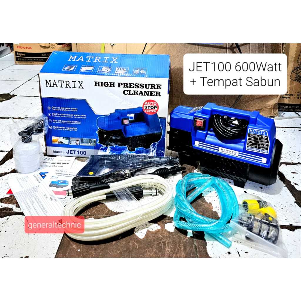 Jual Jet Cleaner Matrix JET100 Induksi High Pressure Cleaner Jet 100 ...
