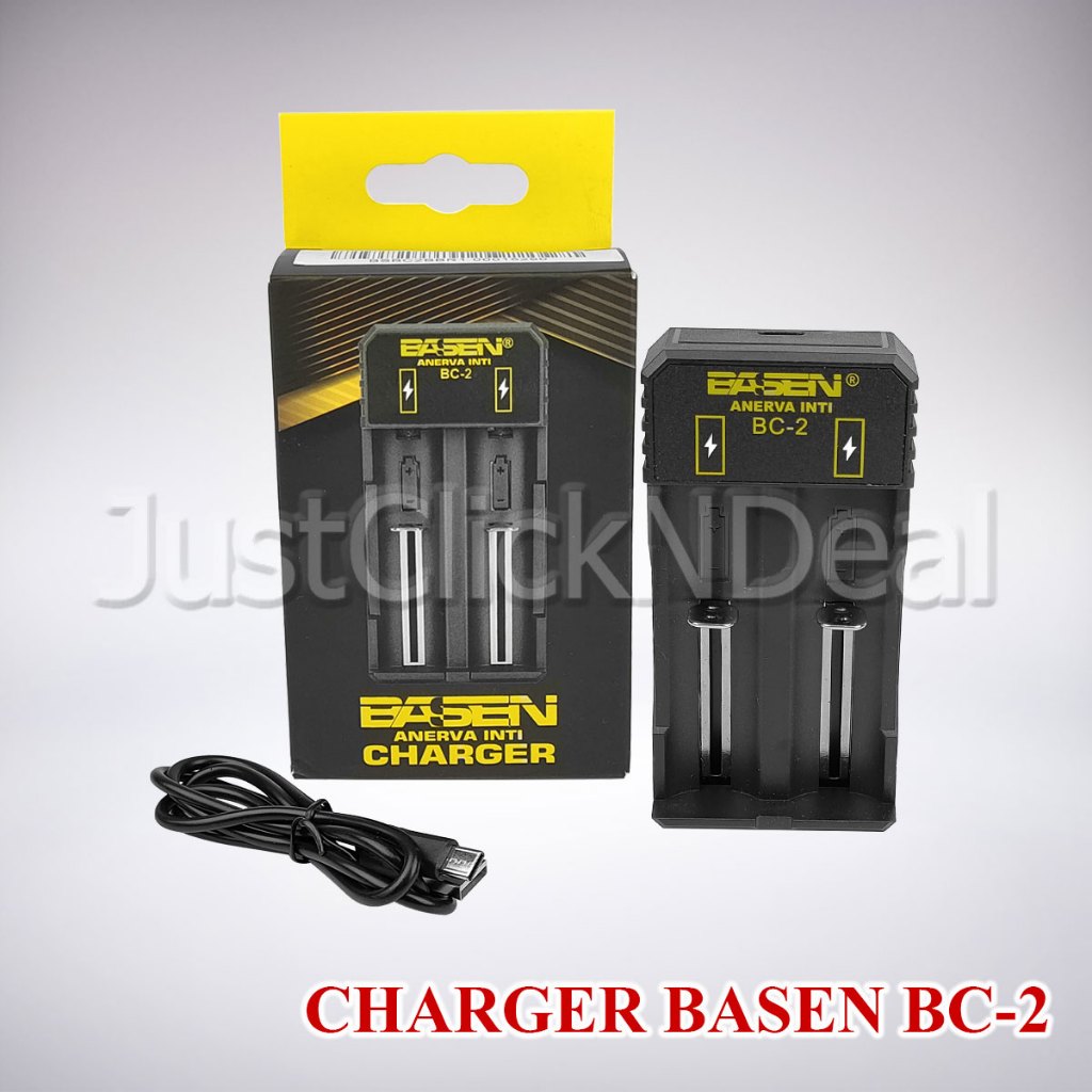Jual Charger 18650 Basen BC2 1A Authentic Original Oten | Shopee Indonesia