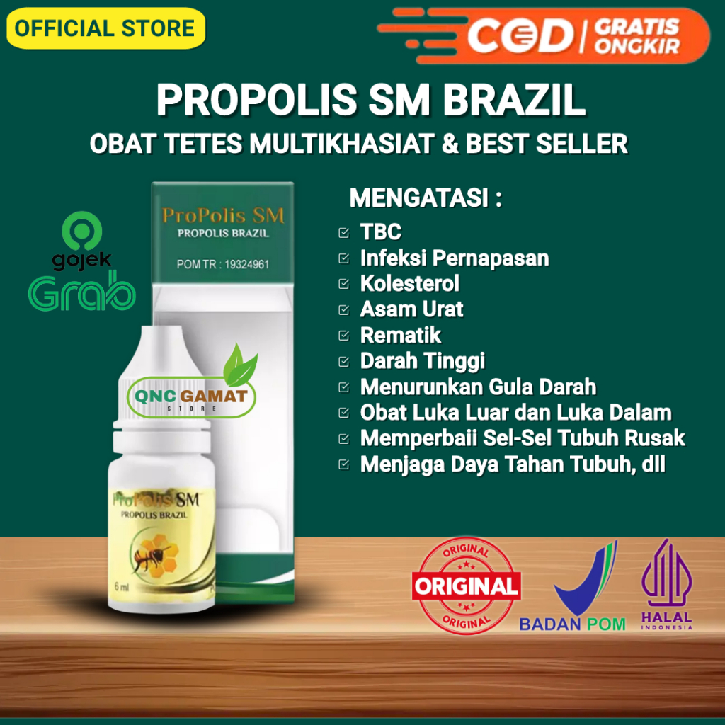Jual COD PROPOLIS BRAZIL SM - 100% Asli Propolis Brazilian - With Nano ...