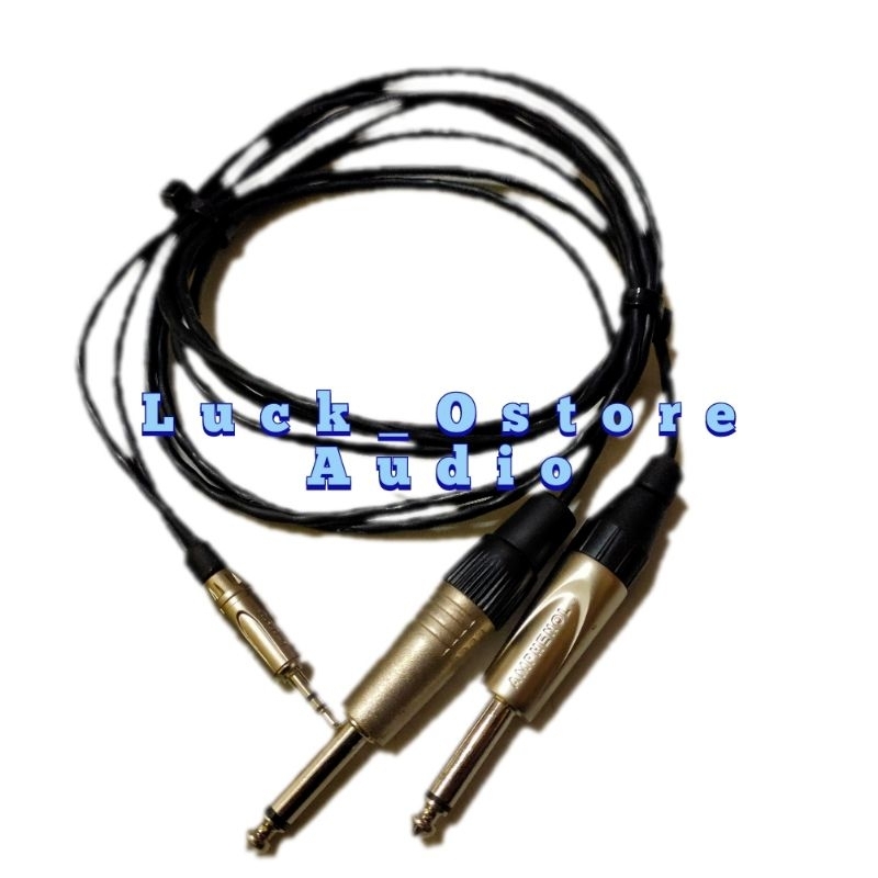 Jual Kabel Canare Jack 2 Akai 6.5mm to Mini Stereo 3.5mm | Shopee Indonesia