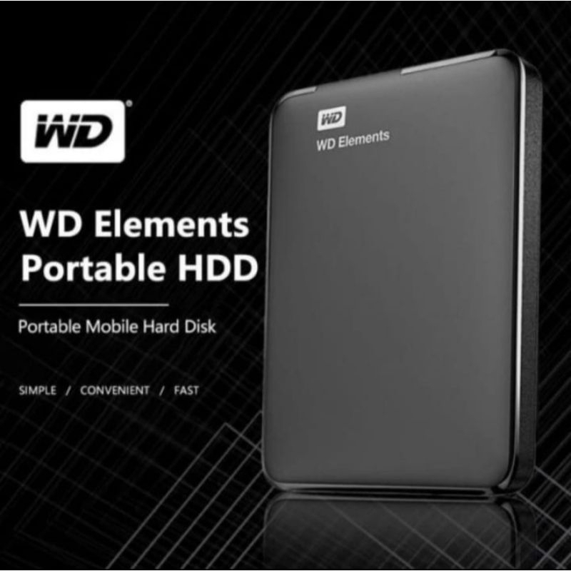 Jual Hardisk External WD ELEMENT USB 3.0 HDD 320GB 500GB 1TB 2TB 2.5" Laptop Pc | Shopee Indonesia