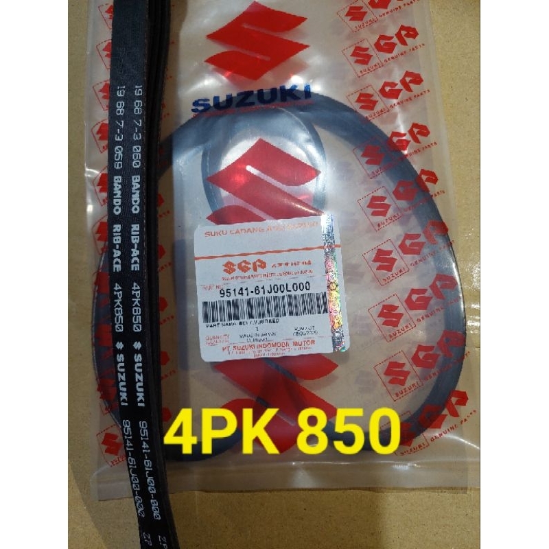 Jual FAN BELT TALI KIPAS 4PK 850 (95141-61J00) SUZUKI APV ARENA COROLLA ...