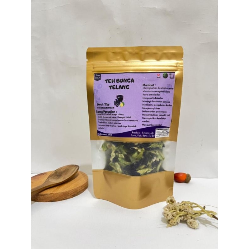 Jual Teh Bunga Telang Kering 22 gram / Telang Kering / Teh Biru ...