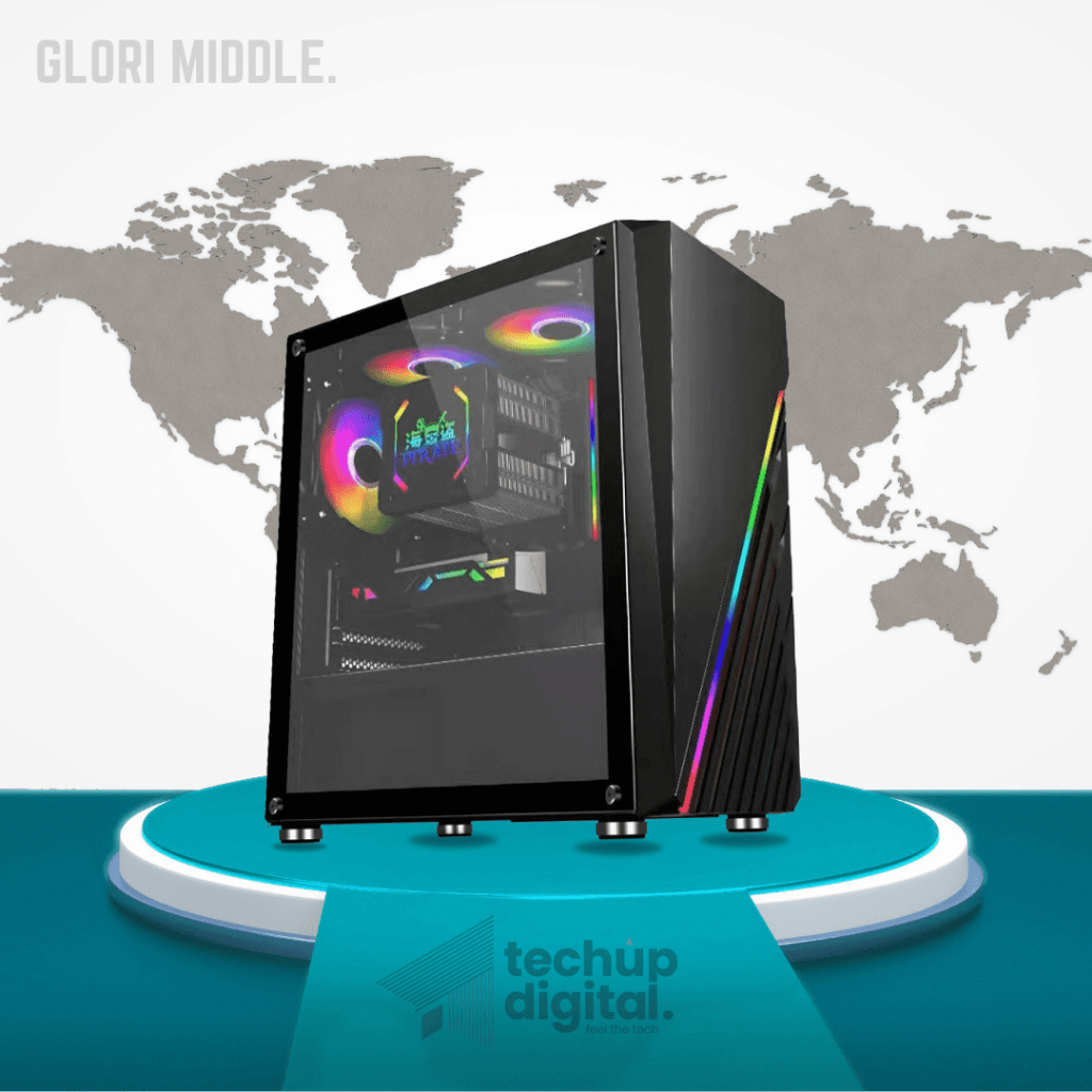 Jual CASING GAMING HOSE GLORI MIDLE + PSU 380 WATT | Shopee Indonesia