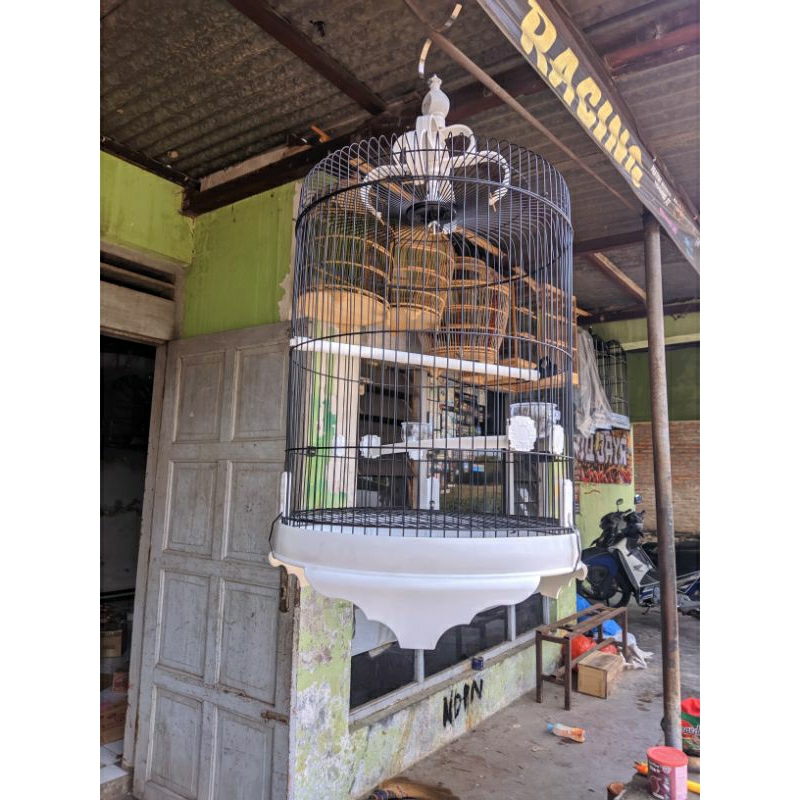 Jual Sangkar Besi Jumbo D46cm Sangkar Murai Kacer Cucak Ijo Ram Besi ...