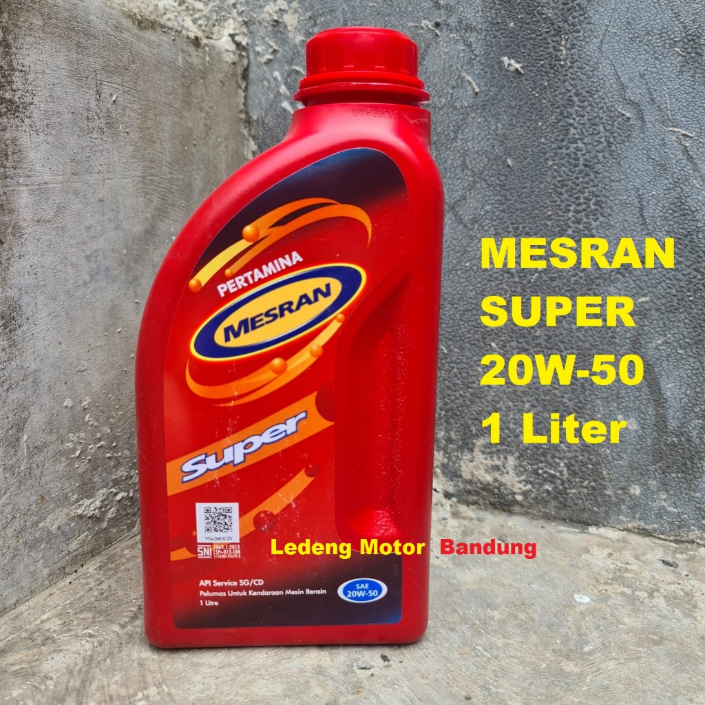 Jual Pertamina Mesran Super 4T 20w50 Oli Motor Mobil 800ml atau 1L ...