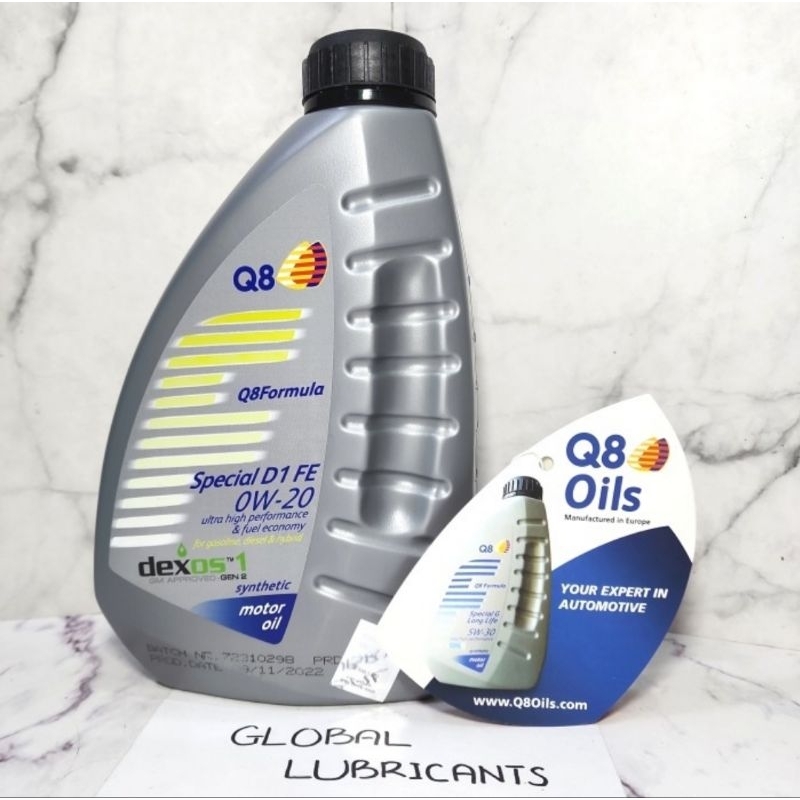 Jual Q8 Formula Special D1 FE Dexos 1 Gen 2/ API SP-RC 0W-20 1 Liter EU ...