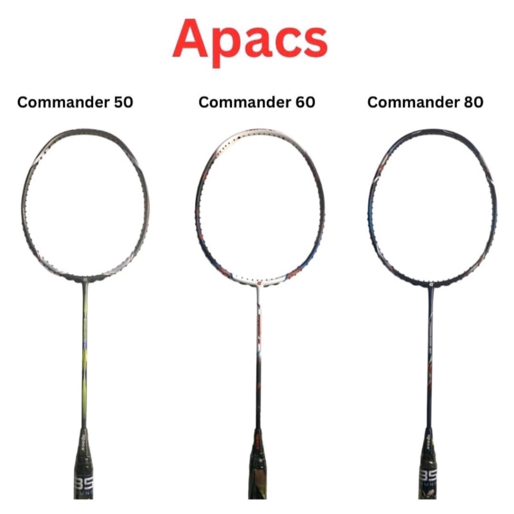 Jual Raket Apacs Commander 50,60 Original 100% | Shopee Indonesia