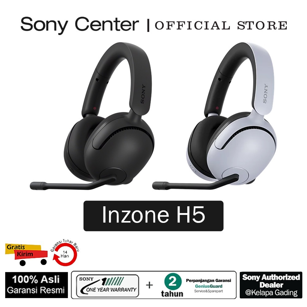 Jual SONY CENTER SONY Headset Gaming Nirkabel INZONE H5 / Headphone ...