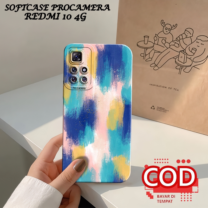 Jual Softcase Pro Camera Redmi 10 / Redmi 10 2022 Candy Case Full Color ...
