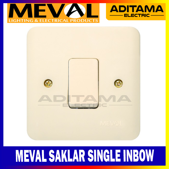 Jual MEVAL SAKLAR SINGLE INBOW TANAM | Shopee Indonesia