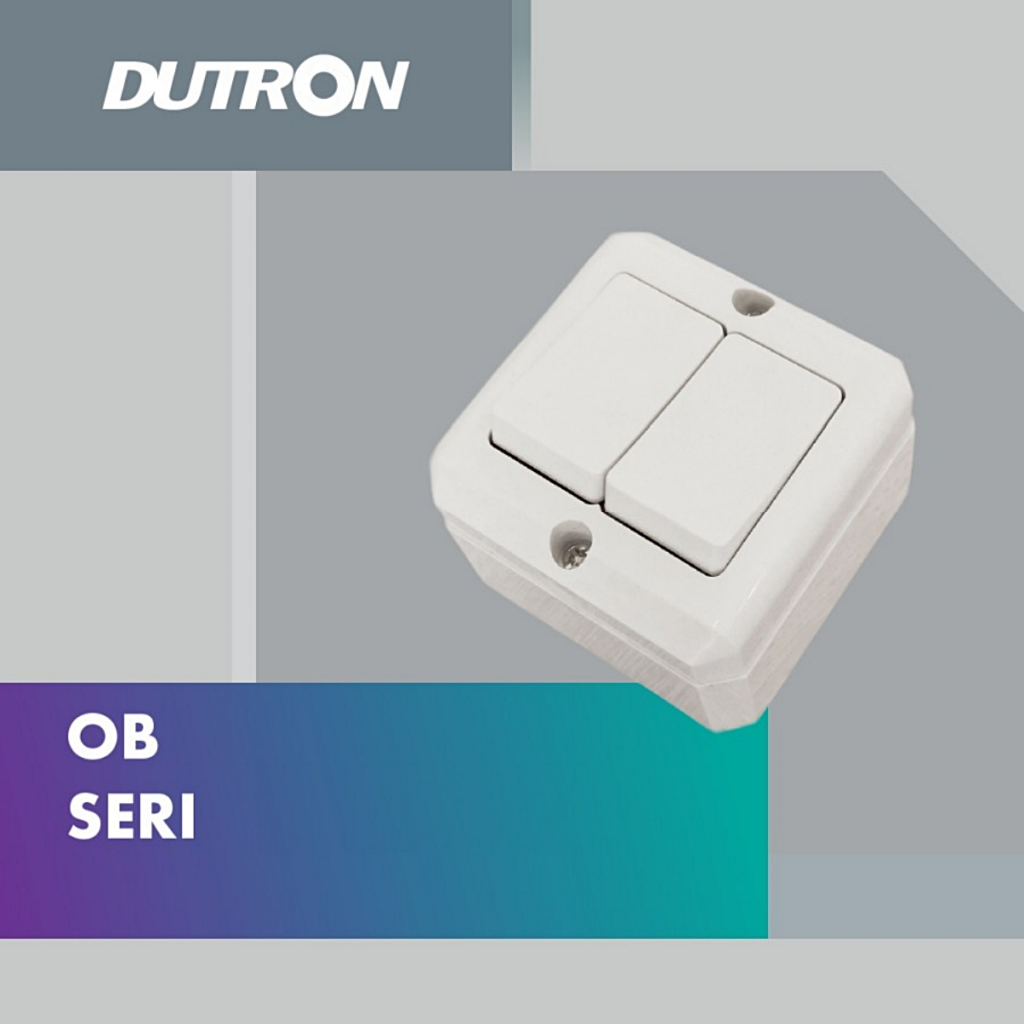 Jual Saklar Engkel Outbow Lampu Saklar Double Saklar Tempel 2 Tombol ...