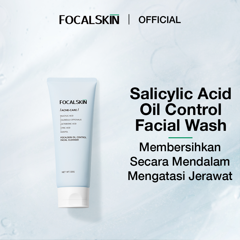 Jual ORIGINAL FOCALSKIN Oil Control Salicylic Acid Acne Care Facial ...