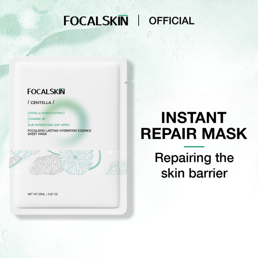 Jual AS FOCALSKIN Instant Repair Mask Centella Hydration Masker Wajah ...