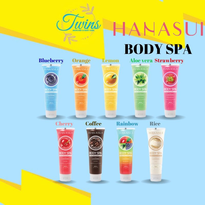 Jual HANASUI BODYSPA PERONTOK DAKI ALL VARIAN (300ML) | Shopee Indonesia