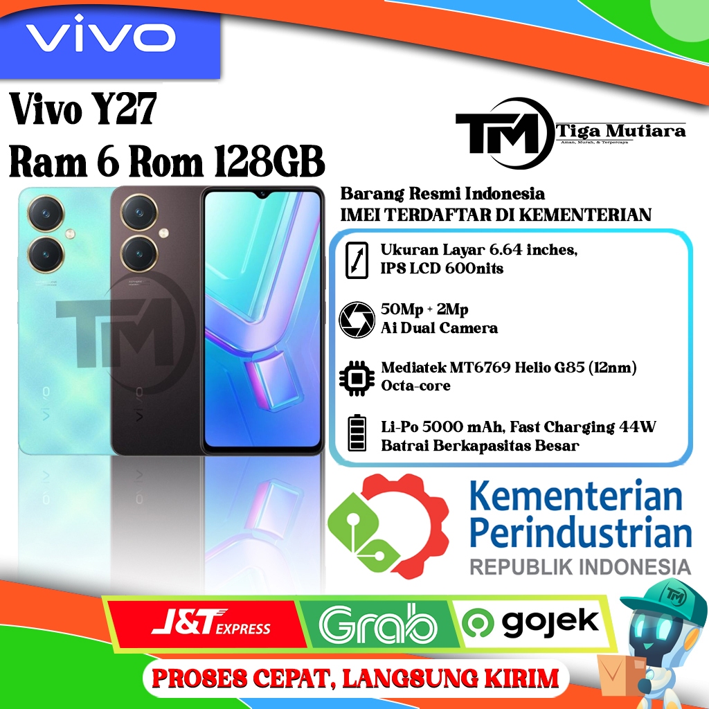 Jual Vivo Y27 4G | 5G Ram 6 Rom 128GB | Shopee Indonesia