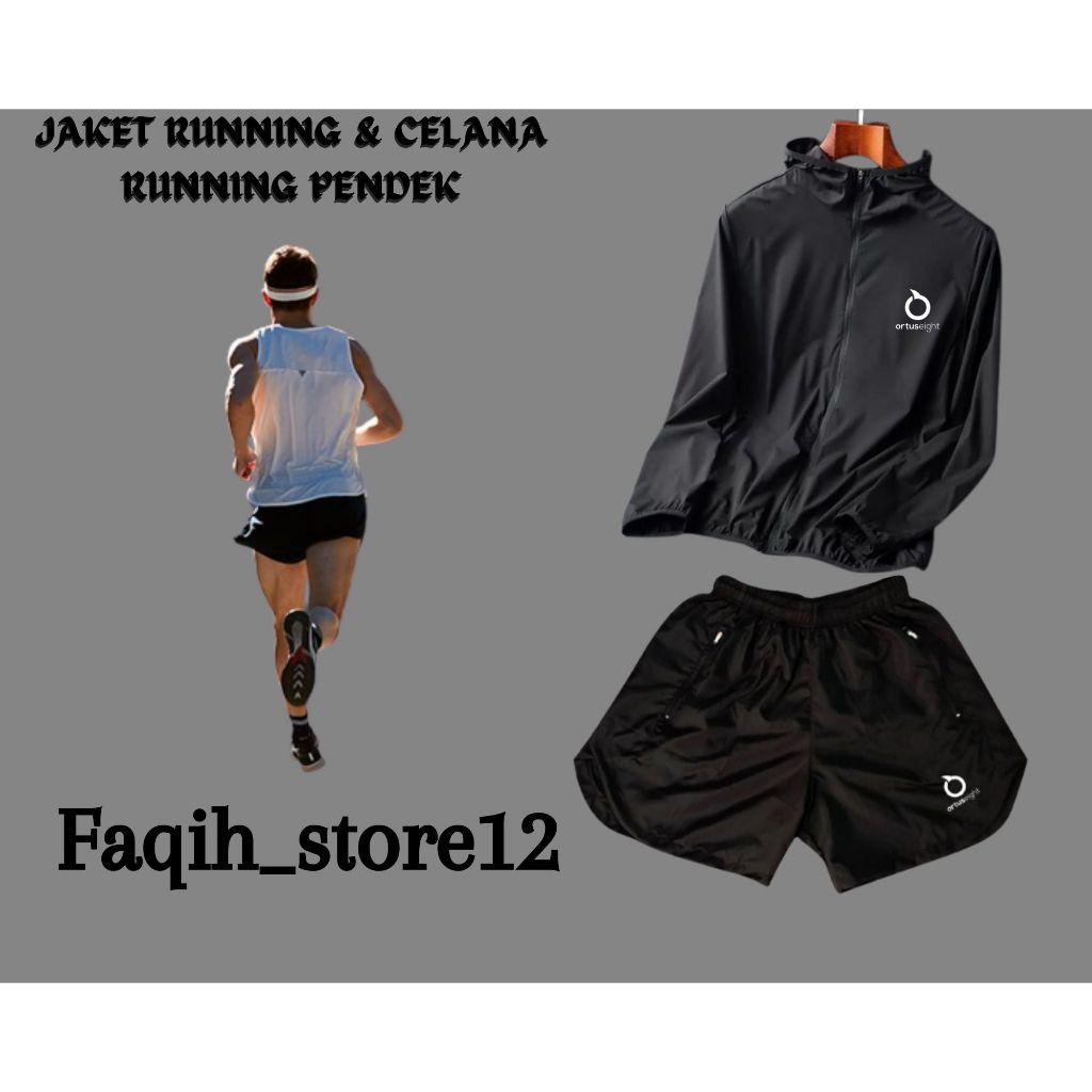Jual Paket Stelan Olahraga Outdoor Latihan Lari Jaket Sauna Suit// Baju ...