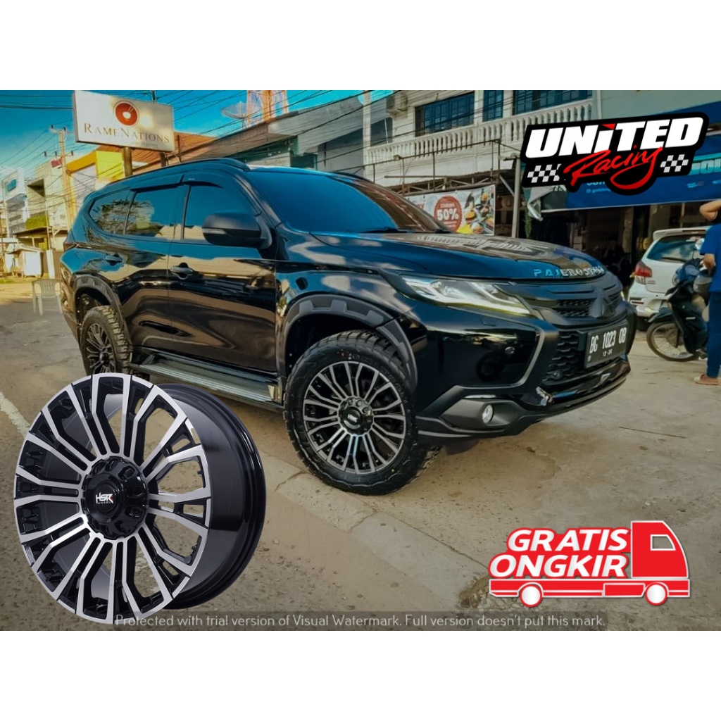 Jual Velg Racing Ring 20 HSR MYTH02 Untuk Mobil Pajero Fortuner R20 Pelek Model Offroad | Shopee ...