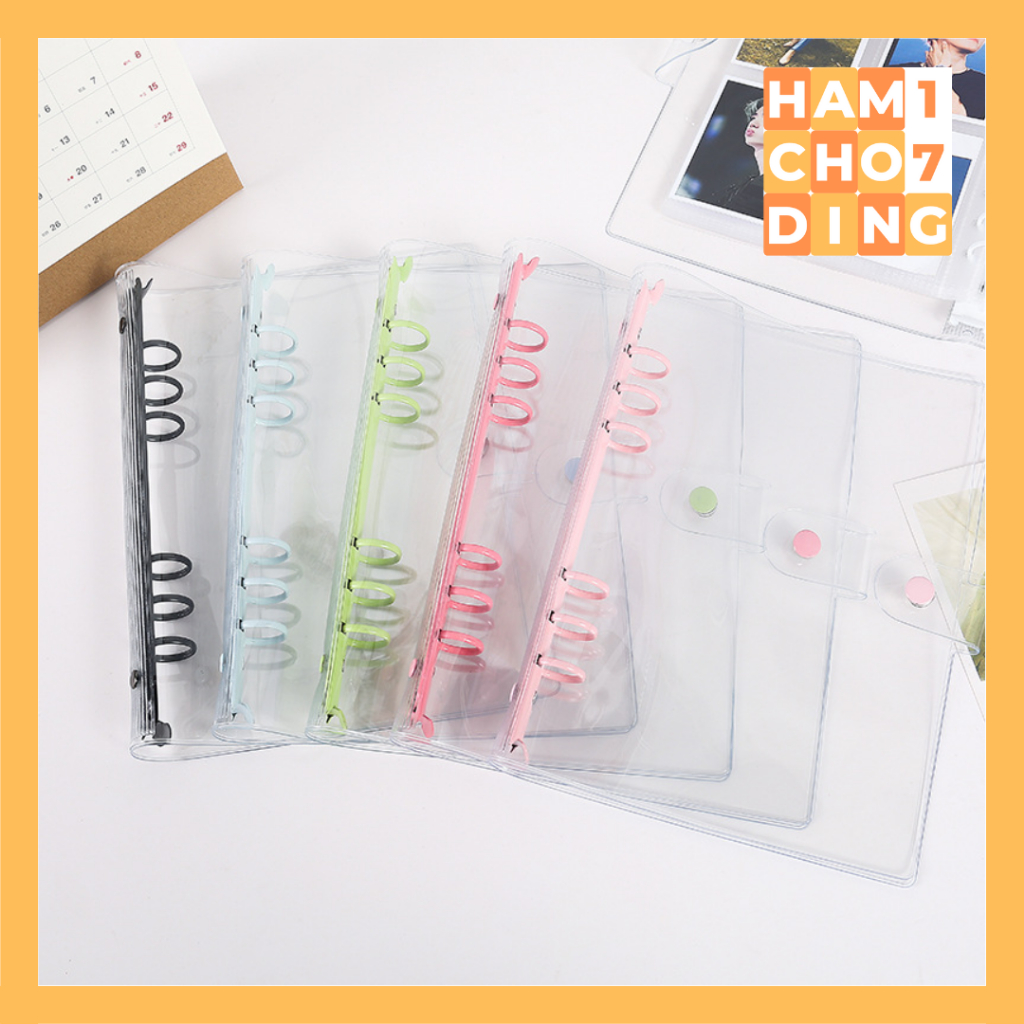 Jual A5 Binder Transparan 6 Ring Warna Kolbuk | Shopee Indonesia