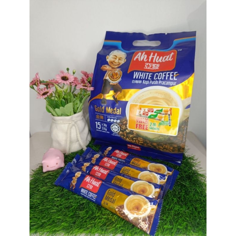 Jual Ahuat White Coffee Gold Medal / Kopi Susu Premium/ A huat Kopi ...