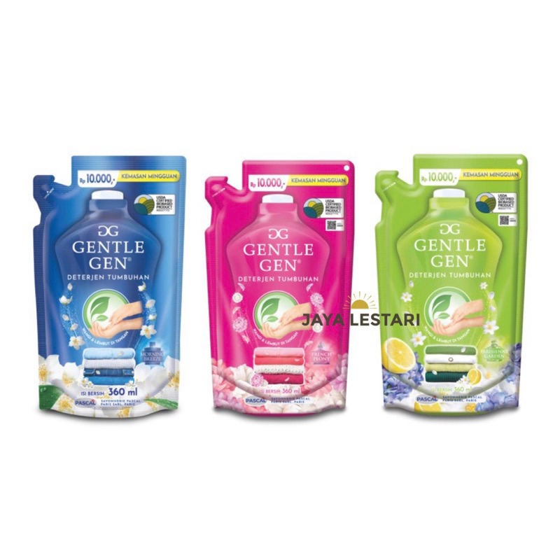 Jual Gentle Gen Deterjen Cair Pouch (360ml) (3 Varian) | Shopee Indonesia