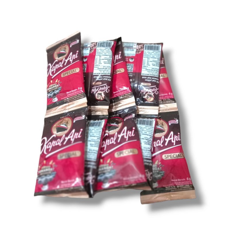 Jual Kopi Kapal Api Special 6gr 1 renceng ( 10 sachet ) | Shopee Indonesia