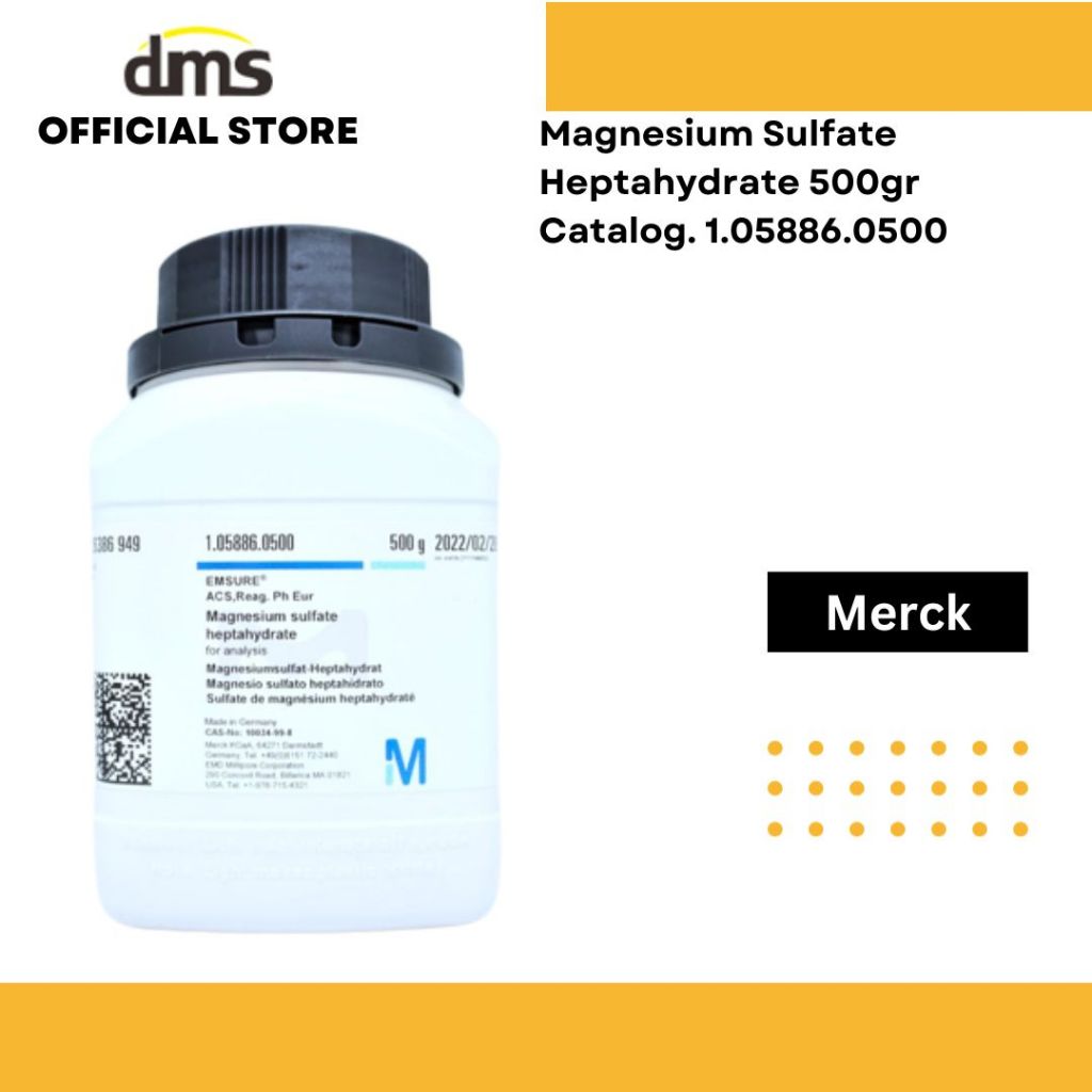Jual Magnesium Sulfate Heptahydrate 500gr Merck | Shopee Indonesia