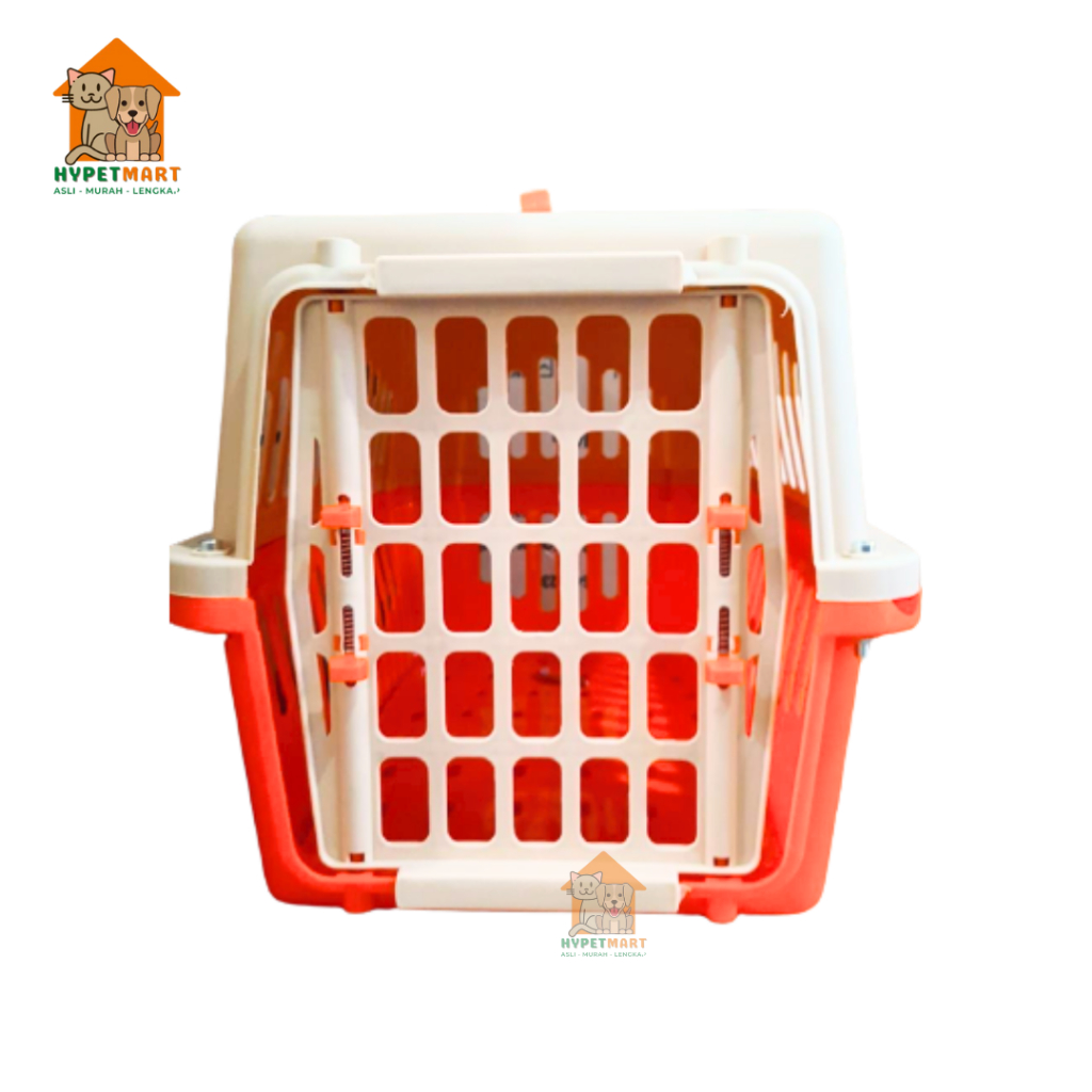 Jual Pet Cargo Kandang Kucing Pintu Plastik + Tray | Shopee Indonesia