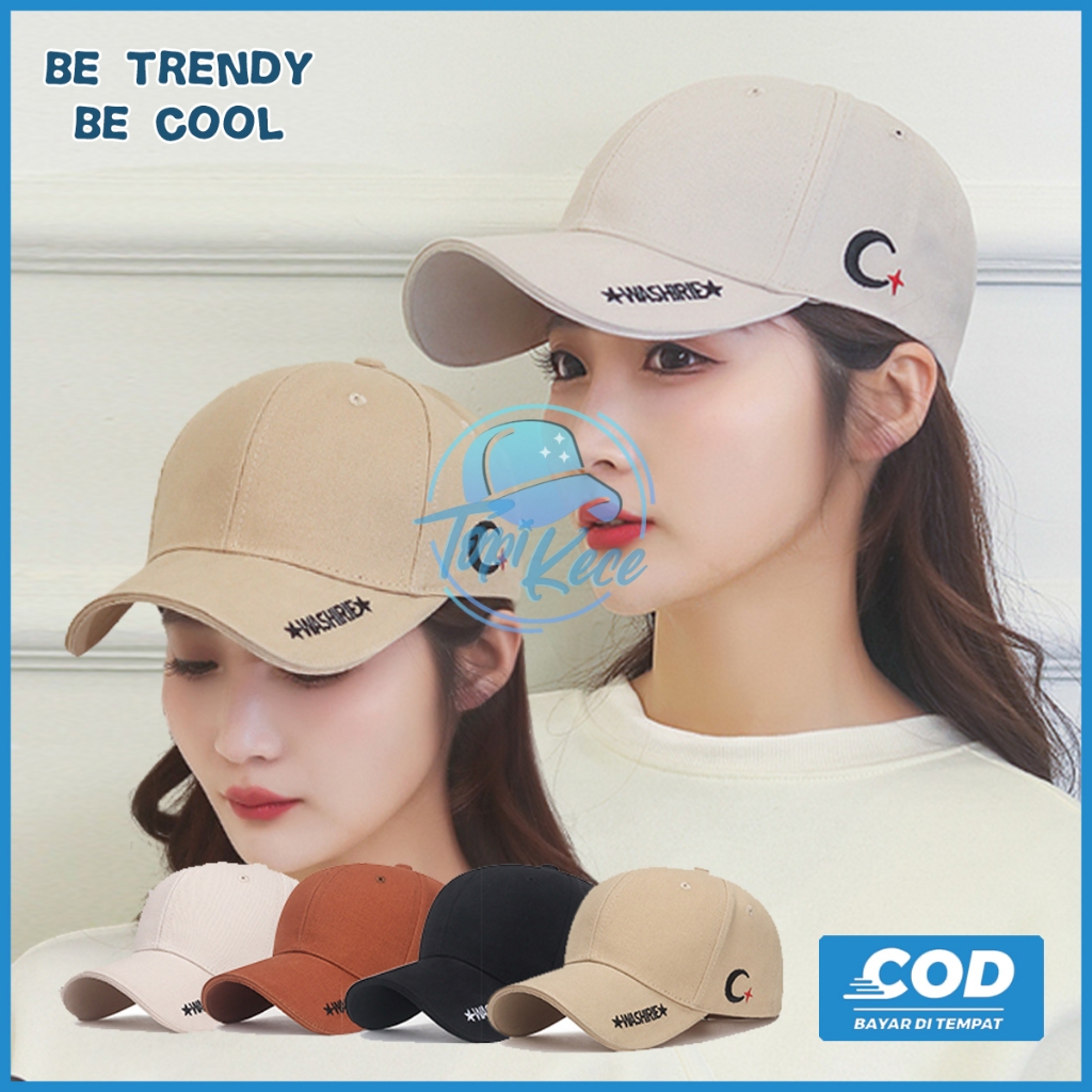 Jual Topi Baseball Pria Wanita Distro Casual Hat Washirie C+ Sport Golf ...
