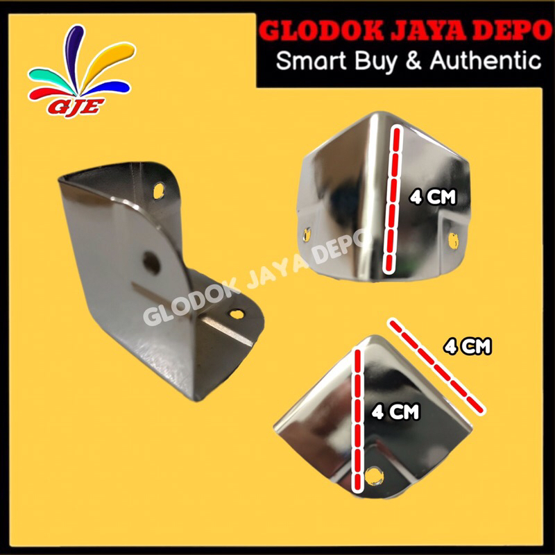 Jual SIKU SUDUT CORNER KOTAK BESI HARDCASE ACCESSORIES EP 40 | Shopee ...