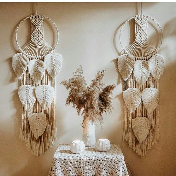 Jual [READYSTOCK] macrame wall hanging-gantungan tali katun/ macrame ...