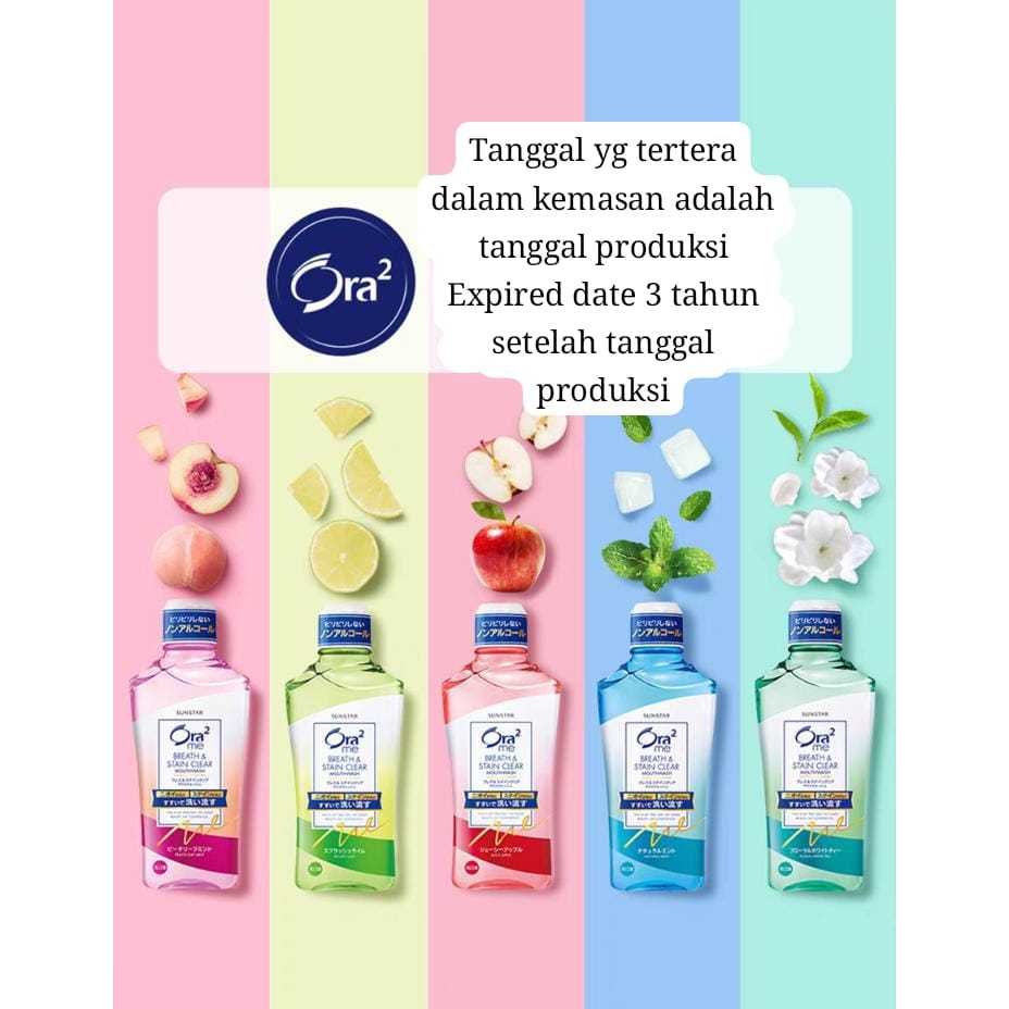 Jual Ora2 Me Mouthwash Stain Care Obat Kumur 360-460Ml Alcohol Free | Shopee Indonesia